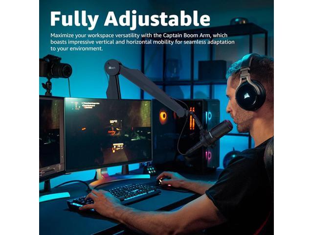 IXTECH Microphone Boom Arm Mic Arm for Blue Yeti Shure Sm7b Hyperx ...