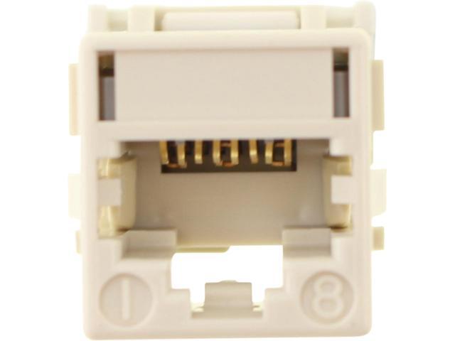 Commscope UNJ600-AL Uniprise Cat6 M-Series Modular Jack, Almond ...