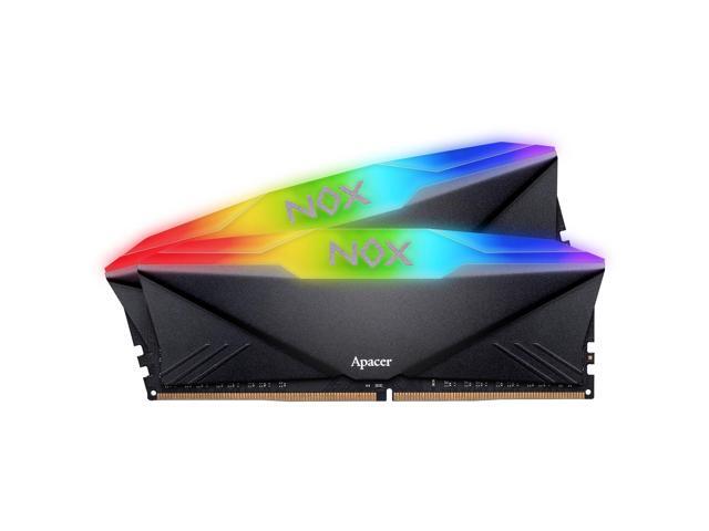 Apacer NOX RGB DDR4 16GB (2x8gb) 288-Pin PC RAM 3200 Desktop Memory ...