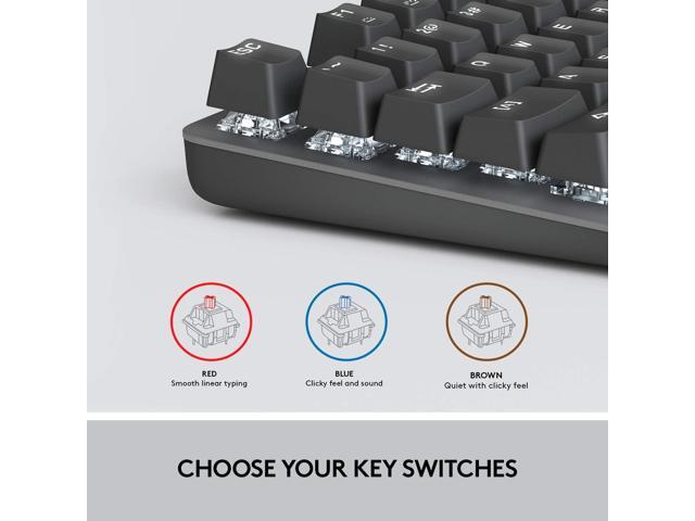 Logitech K845 Mechanical Illuminated Keyboard, Mechanical Switches ...