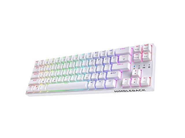 LTC NB681 Nimbleback Wired 65% Mechanical Keyboard, RGB Backlit Ultra ...