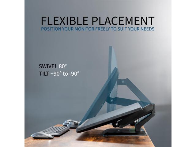 VIVO Freestanding Pneumatic Spring Arm Mount, Tabletop Stand for 17" to ...
