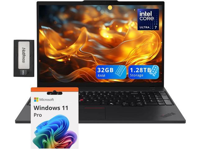 Lenovo ThinkPad T16 G3 16" WUXGA Laptop, Intel Ultra 7 155U, 32GB DDR5 ...