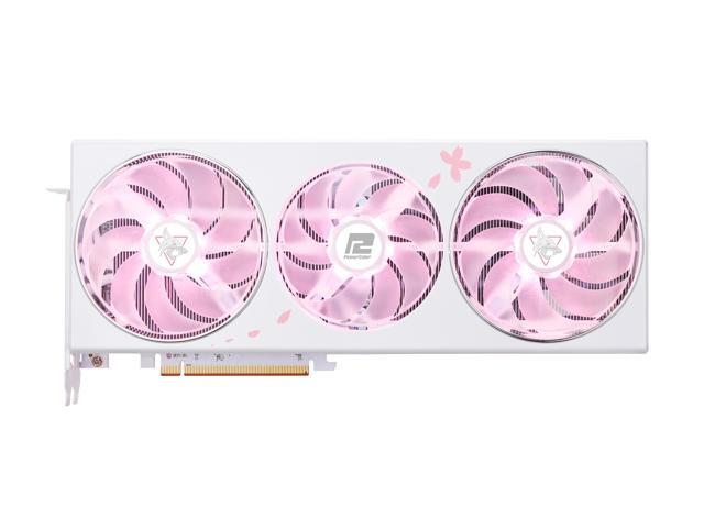 Refurbished: PowerColor Hellhound Sakura Radeon RX 7800 XT Graphics ...