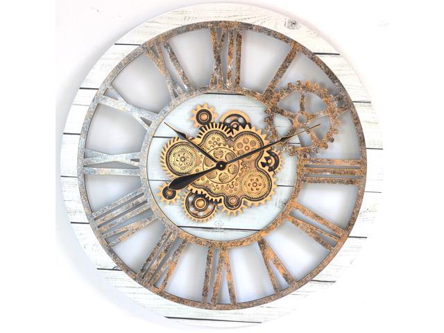 The Gears Clock 36'' Inch Real Moving Gear Wall Clock Vintage ...