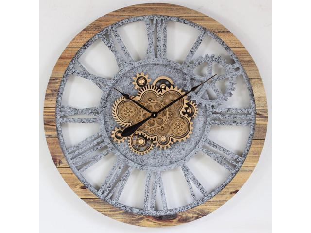 The Gears Clock 36'' Inch Real Moving Gear Wall Clock Vintage ...