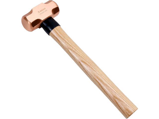 WEDO Copper Sledge Hammer with Wooden Handle,Long Straight Handle ...