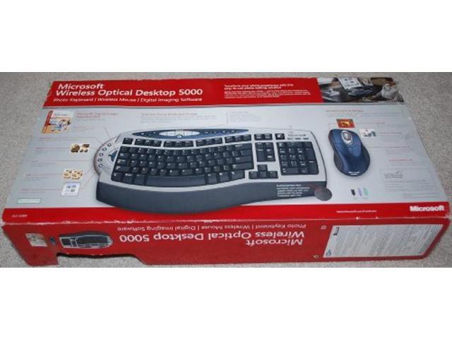 Microsoft Wireless Optical Desktop 5000 - Newegg.com