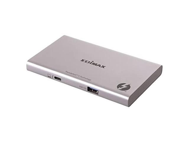 EDiMAX 5-in-1 Thunderbolt 4 Mini Slim Dock, 40Gbps, 3X 15W TB4 Ports ...