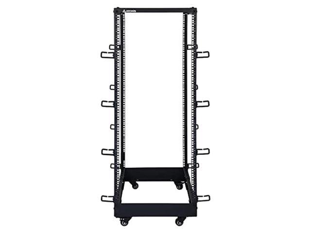 AEONS 27U 4-Post IT Open Frame Server Rack 19 Inch Depth-Adjustable (22 ...
