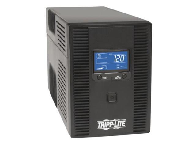 Tripp Lite OMNI1500LCDT 1500VA UPS Battery Back Up AVR LCD Display 10 Outlets 120V 810W Tel ...