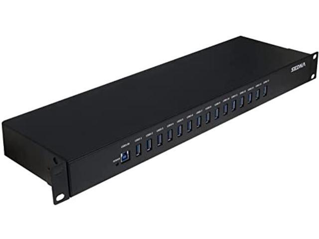 SEDNA - 15 Port USB 3.1 Gen I Hub ( 5Gbps ) - 19 Inch 1U Rack Mount ...