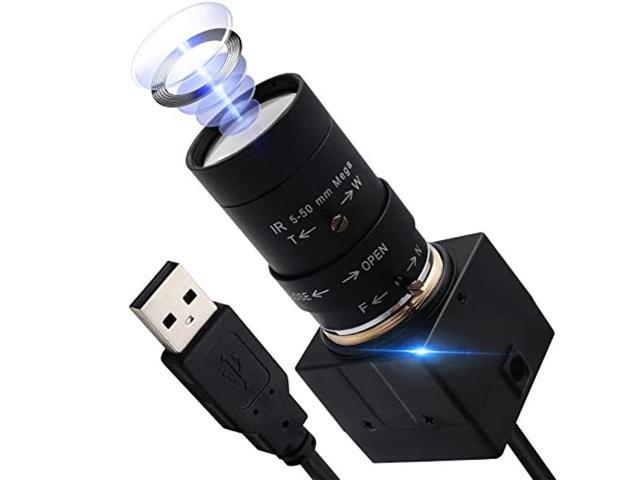 ALPCAM USB Camera 4K 10X 5-50mm Optical Zoom Lens Camera Ultra HD 2160P ...