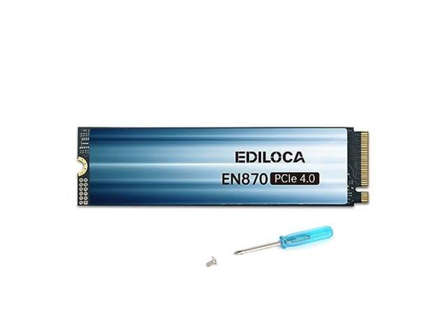 Ediloca EN870 SSD 2TB PCIe Gen4, Up to 7450MB/s, 3D TLC NAND Flash ...
