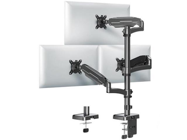 MOUNT PRO Triple Monitor Mount for Max 32" Computer Screen, Adjustable ...