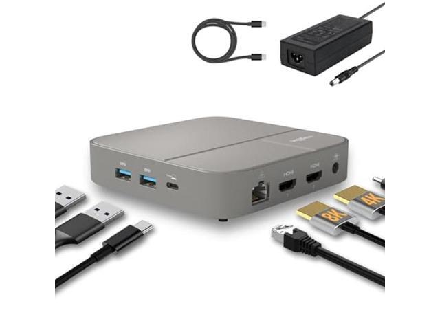 MagBac USB C Docking Station 8K@30Hz or Dual 4K@60Hz for MacBook and ...