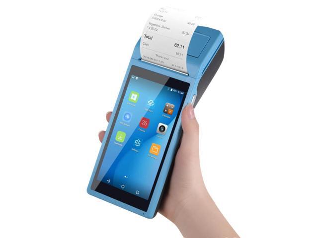 Android POS Terminal Receipt Printer,Handheld Receipt Printers with 5.5 ...