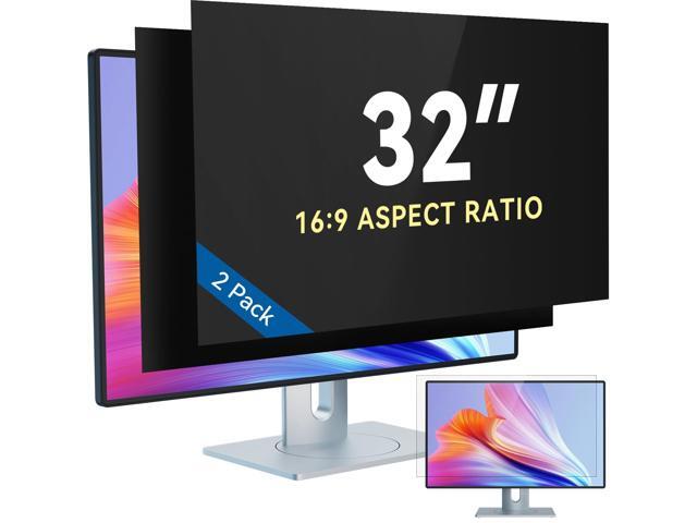 [2-Pack] 32 Inch Computer Privacy Screen Filter for 16:9 Widescreen ...