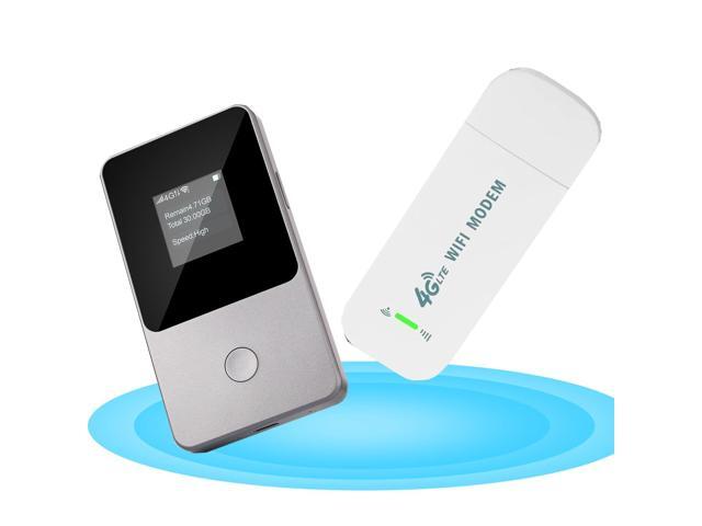 VSVABEFV T8 4G LTE Portable WiFi Hotspot for Travel & LD933-US Portable ...