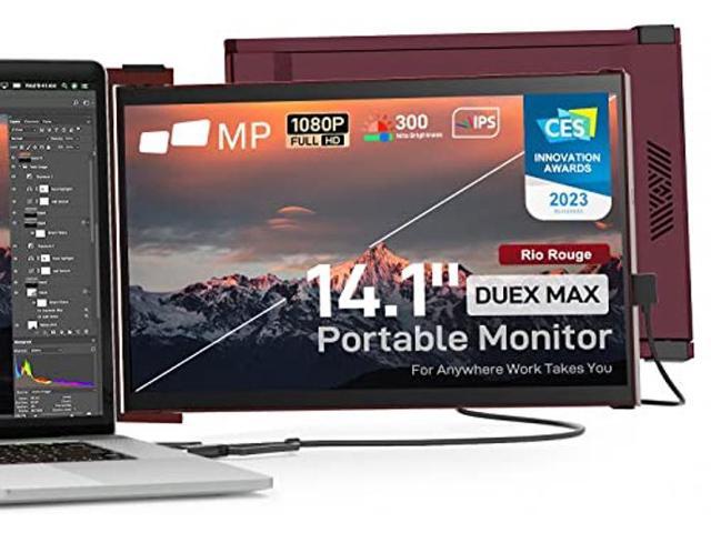 Duex Max Mobile Pixels New 14.1" Portable Monitor, Full HD 1080P IPS ...