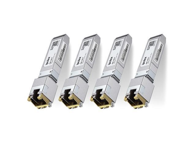 10G SFP+ RJ45 Copper Transceiver, 10GBase-T RJ-45 SFP+ Module, up to 80 ...
