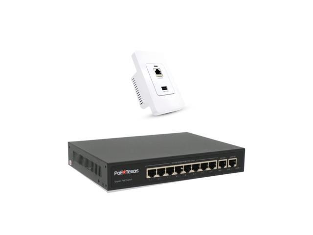 PoE Texas Gigabit PoE Splitter in-Wall USB Charging Port and PoE Texas ...