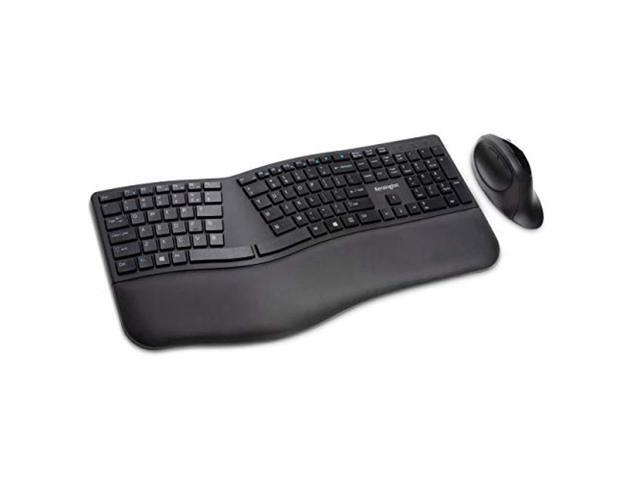 Kensington Pro Fit Ergonomic Wireless Keyboard and Mouse - Black ...