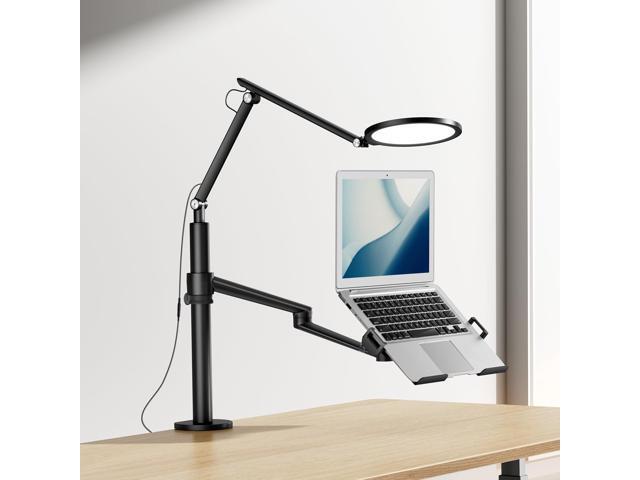 UPERGO Monitor Arm Adjustable for 17-32" Monitor & 12-17" Laptop - Desk ...