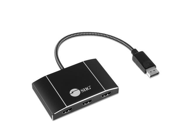 SIIG MST Hub DisplayPort to HDMI Splitter, DP 1.4 to 3X Multi Stream ...