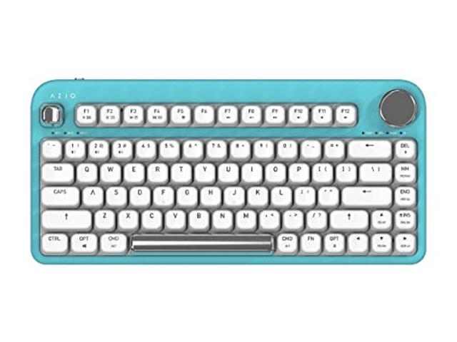 Azio IZO Wireless BT5/USB PC & Mac Mechanical Keyboard, Pre-Lubed Red ...