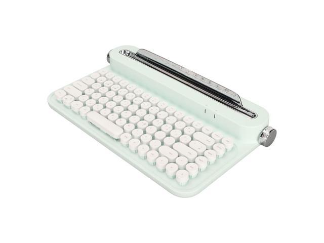 Dpofirs Retro Typewriter Keyboard, 86 Keys Vintage Bluetooth Keyboard ...