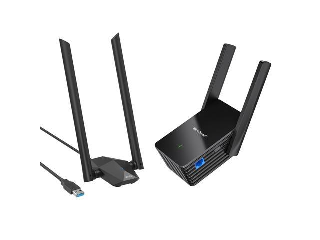 BrosTrend AX1500 WiFi 6 Universal WiFi to Ethernet Adapter and ...