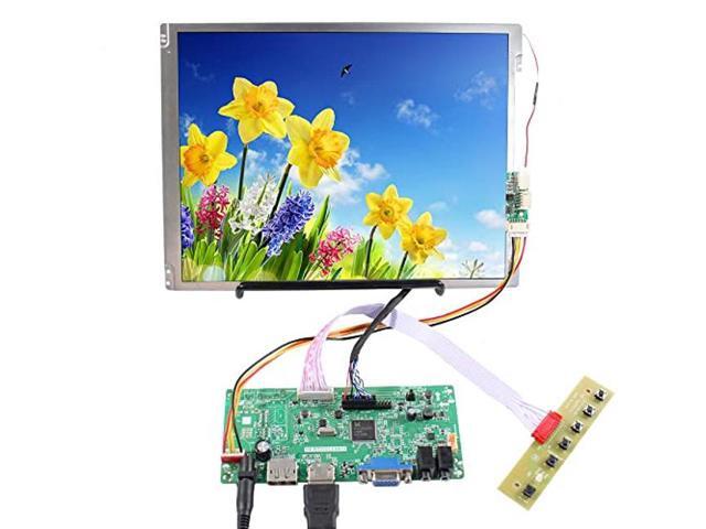 FanyiTek 10.4 inch 800x600 4:3 TFT LCD Screen and HDMI DP VGA LVDs Controller Board, for Vide ...