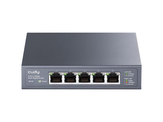 Cudy 5-Port Multi-Gigabit Ethernet Switch, 5 2.5Gbps Ethernet RJ45 ...