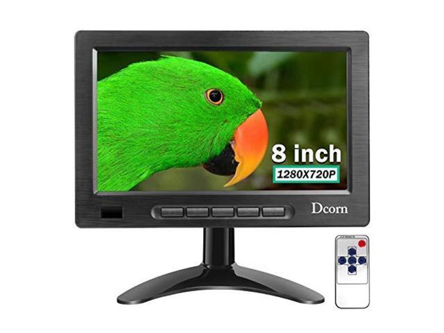 Dcorn 8 Inch Mini Monitor,Small HDMI Monitor 1280x720 16:9 IPS Metal ...