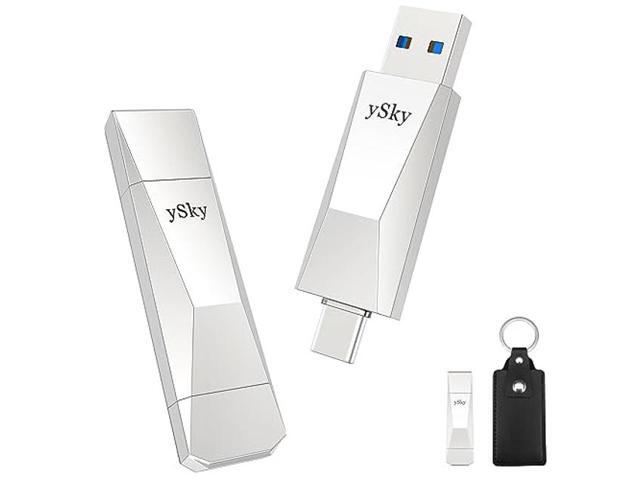 ySky 1TB USB 3.2 SSD Solid State Flash Drive,500MB/s High Speed USB C+ ...