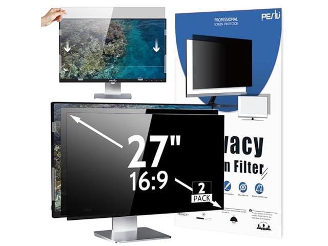 Peslv [2-PACK] 27 Inch 16:9 Computer Privacy Screen for Widescreen ...