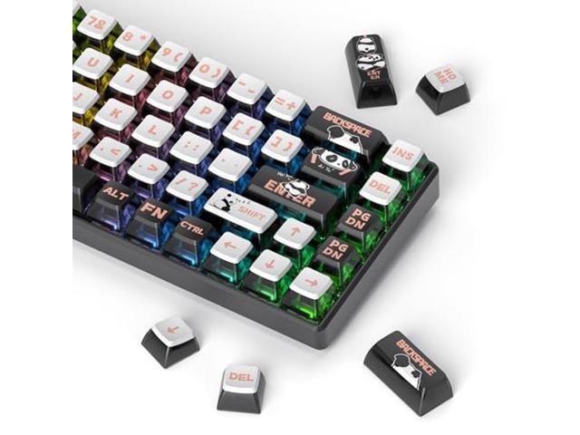 Owpkeenthy Pudding PBT Keycaps 75 Percent with Punk Style, 120- Keys ...