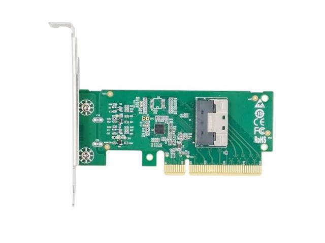 Xiwai PCIE5.0 Extender Adapter PCI-Express 8X to MCIO 8i Mini Cool Edge ...