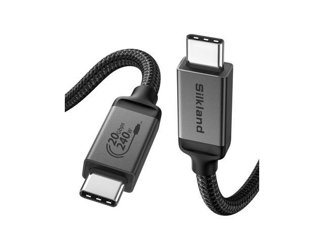 Silkland USB 4 Cable for Thunderbolt 4 Cable 16.5FT, 20Gbps Data Sync ...