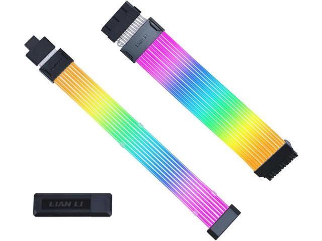Lian Li STRIMER Wireless 24 Pin and STRIMER Wireless 12+4pin (8 Light ...