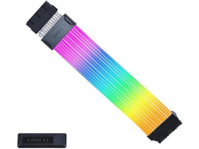 Lian Li Strimer Wireless 24 Pin Addressable RGB Power Extension Cable ...