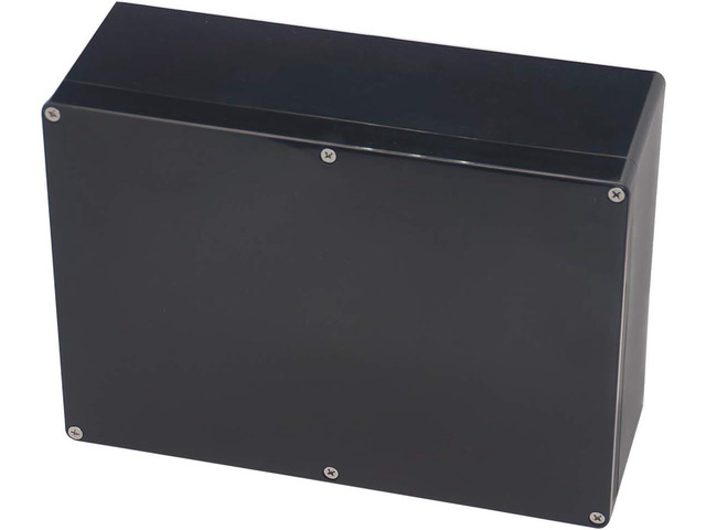 Project Box IP65 Waterproof Junction Box ABS Plastic Black Electrical ...