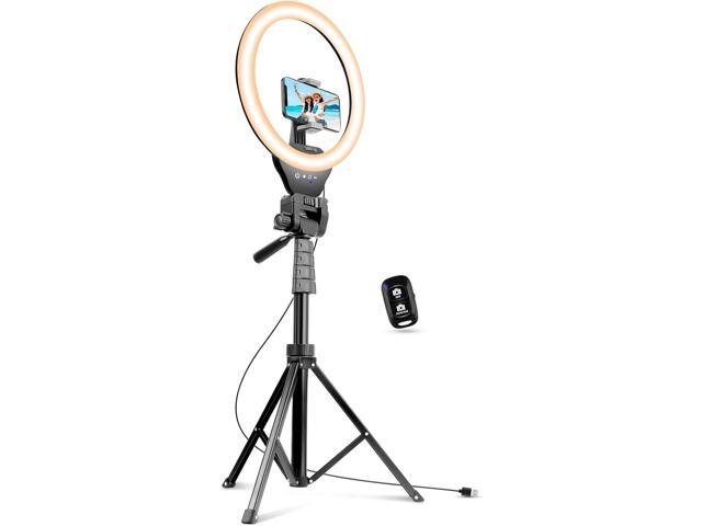 Sensyne 12-inch Ring Light with 67-inch Selfie Stick Tripod and Phone Holder Selfie Remote ...