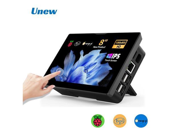 Unew 8 Raspberry Pi Monitor 1280x800 16:10 Widescreen Ratio 60Hz HDMI ...