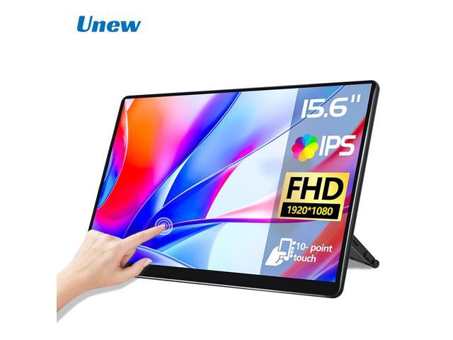 Unew 15.6 inch Touchscreen Portable Monitor 60Hz LCD 1080 IPS HDMI ...