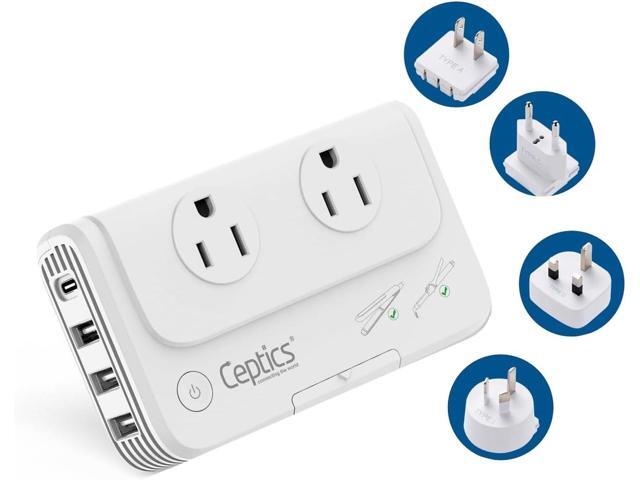 Ceptics 200 W Voltage Converter, Convert 220 V to 110V for Devices Like ...