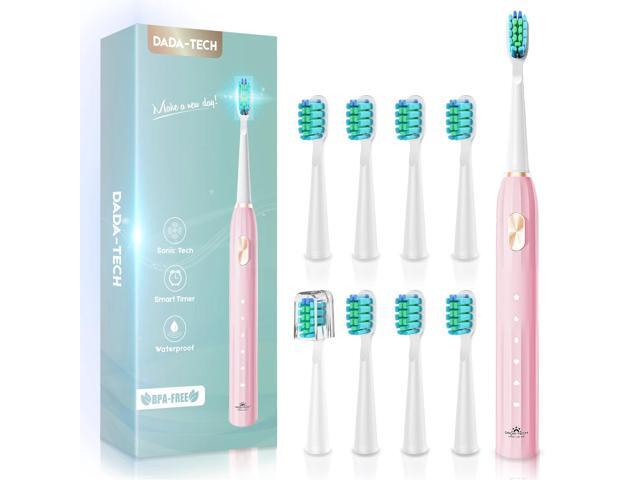 DADA-TECH Electric Toothbrush for Adults and Kids, Sonic Toothbrush ...