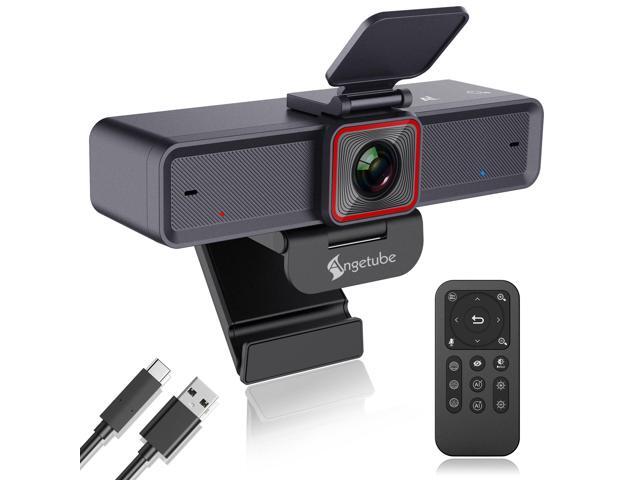 Angetube 4K AI Webcam: AI-Trackig Web Camera Dual AI Noise-Cancelling ...