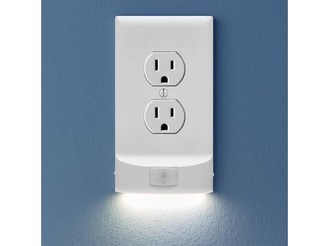 SnapPower MotionLight Outlet Cover - Motion Detecting LED Night Lights ...